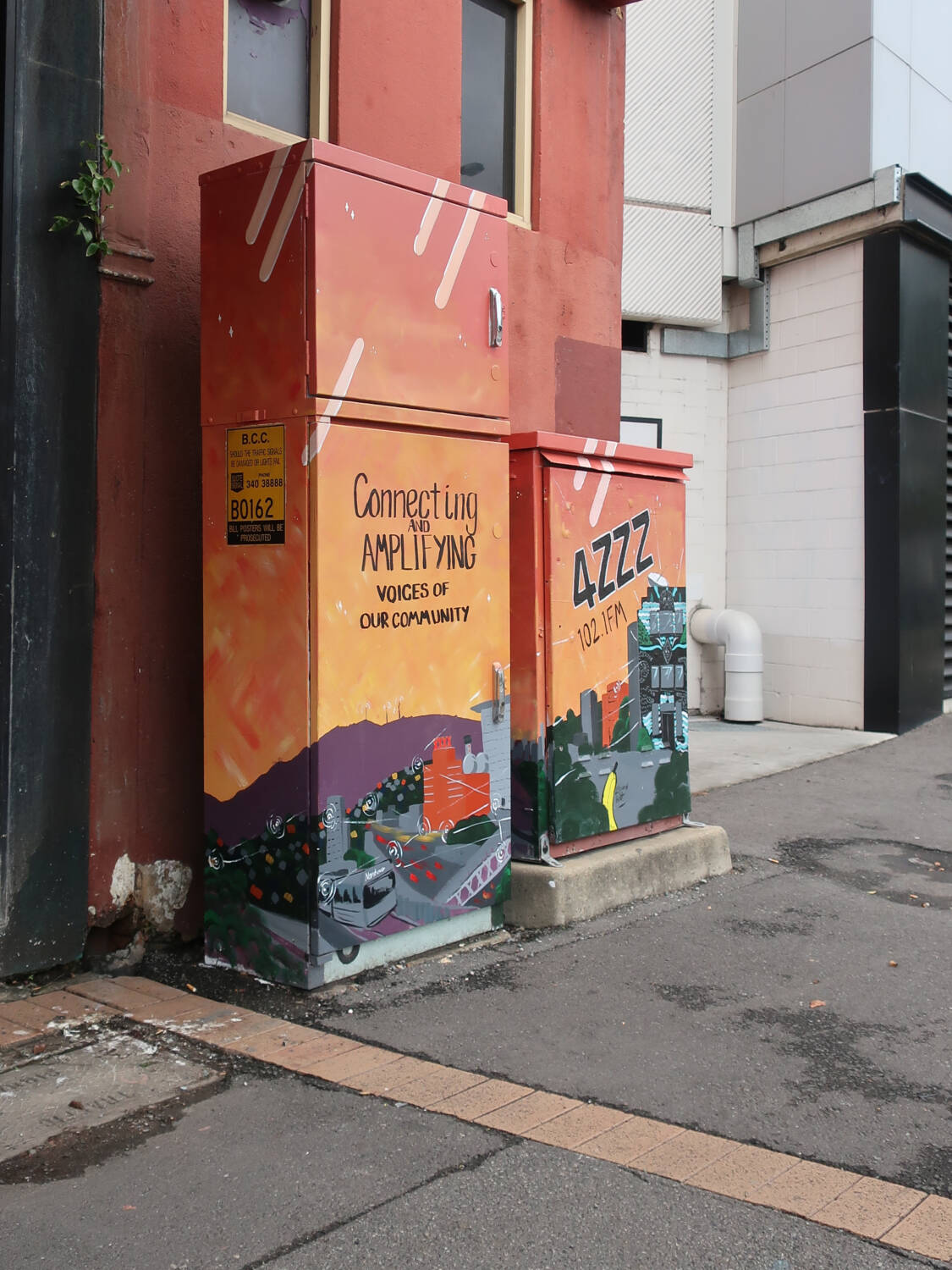 And the glowing lights on the hill connect us all – Artforce Brisbane